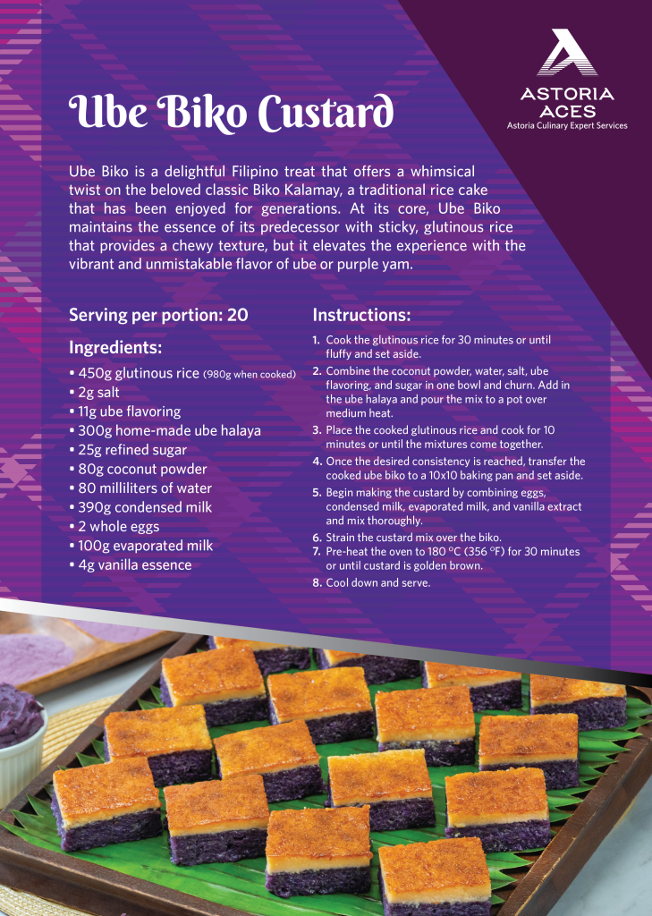 ASTORIA-ACES’ Ube Recipes - Astoria Culinary Expert Services